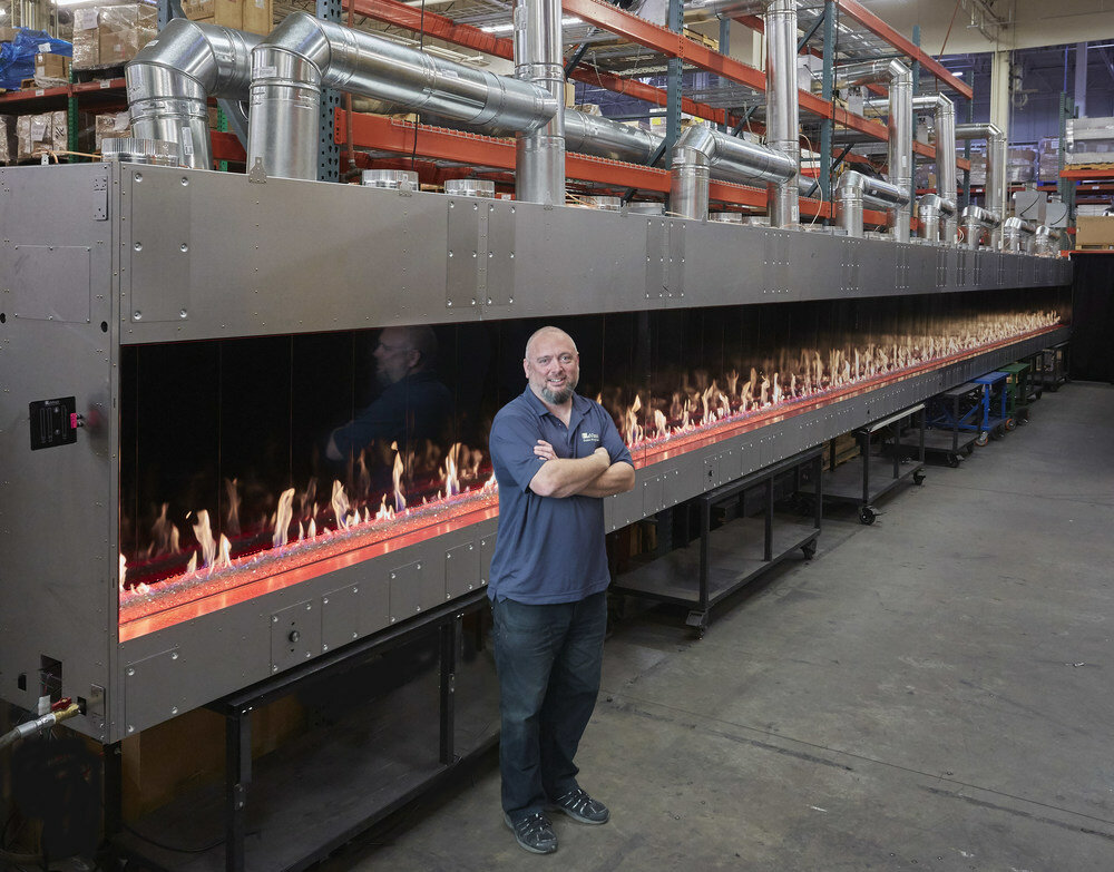 Potentially largest custom gas fireplace ever built - Mukilteo Beacon