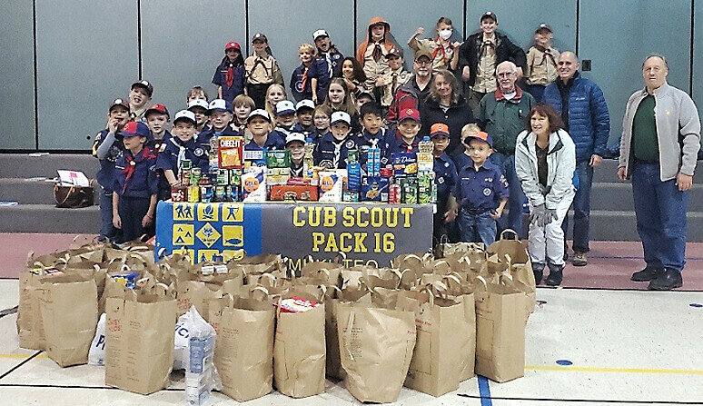 Cub Scouts collect food for food bank - Mukilteo Beacon