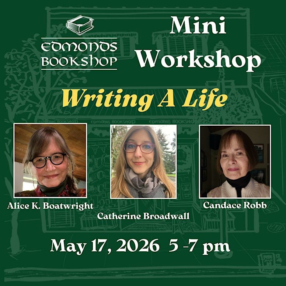 Mini-Workshop for Writers at Edmonds Bookshop - Mukilteo Beacon