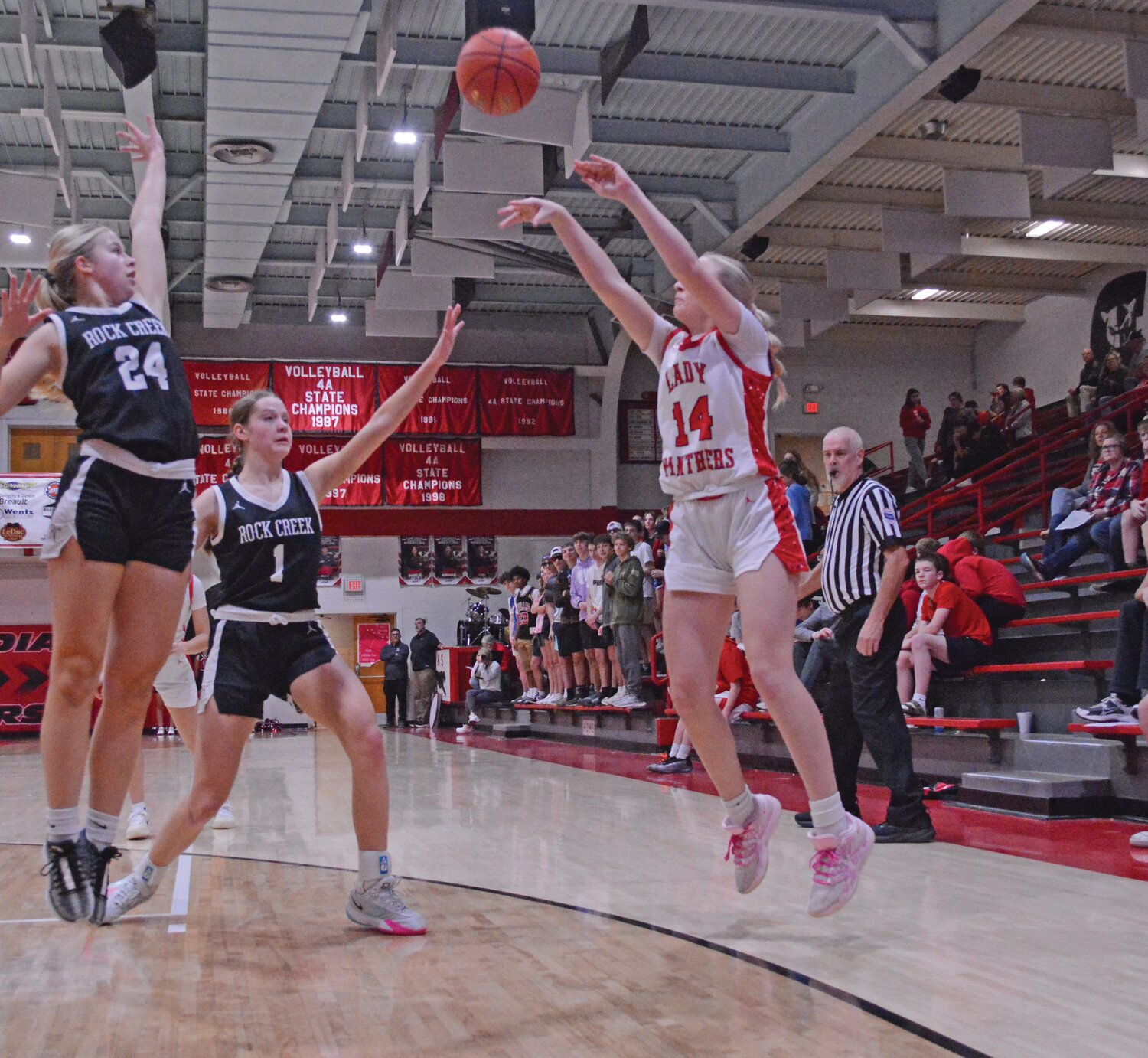 Panther basketball swept by #1, #6 Rock Creek at home - Concordia Blade ...