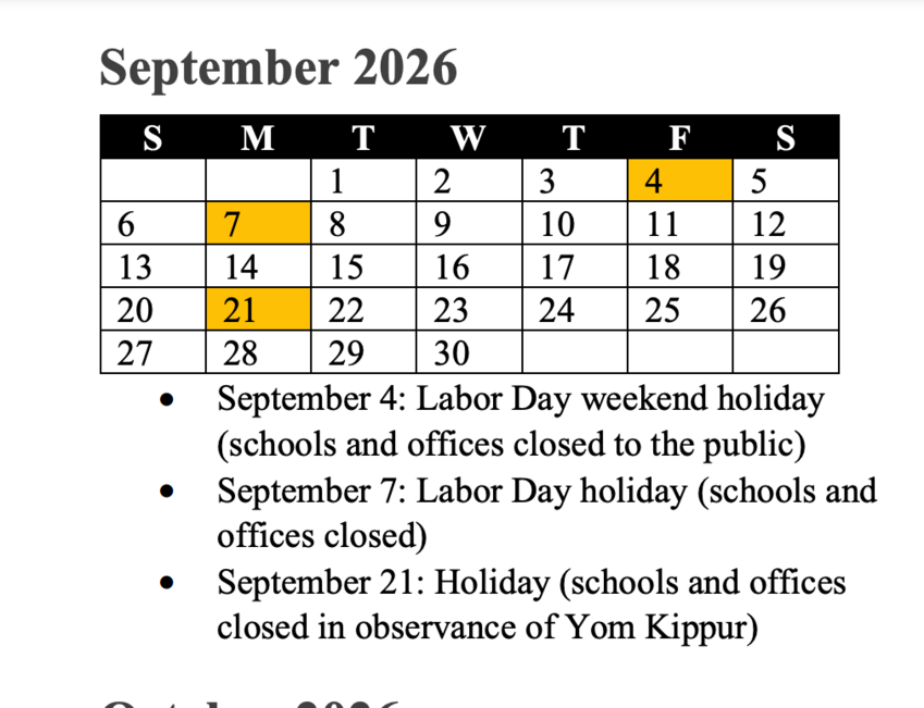 Prince William Schools Releases 2026-27 School Calendar - Bristow Beat
