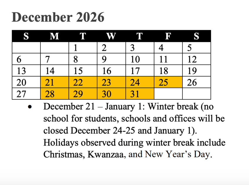 Prince William Schools Releases 2026-27 School Calendar - Bristow Beat