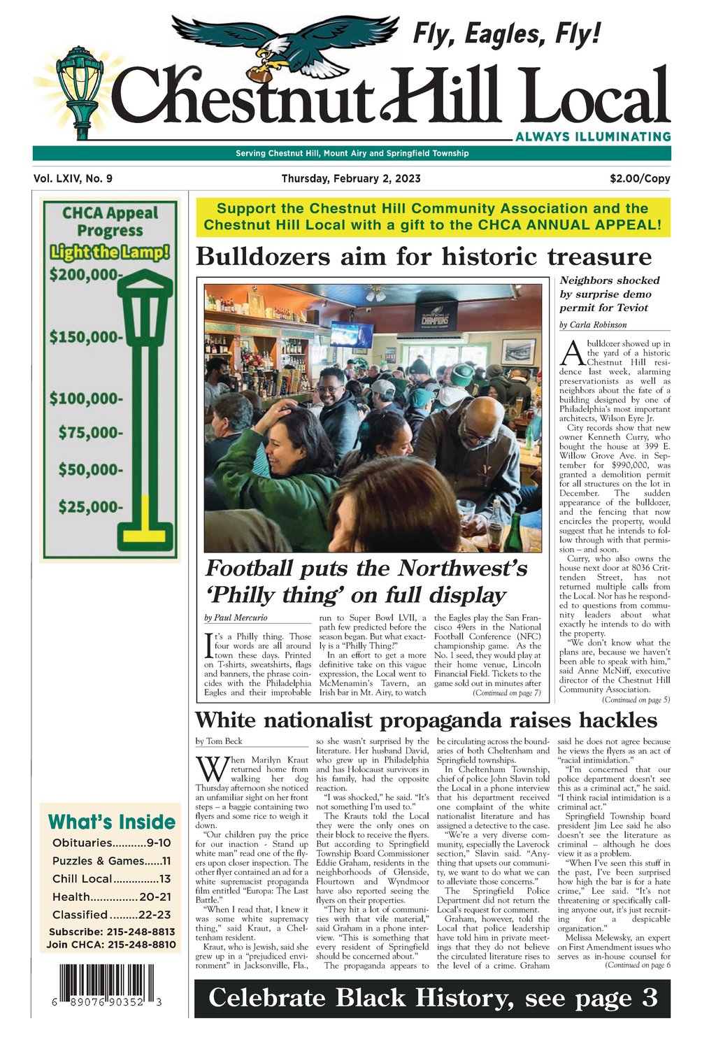 Feb 2, 2023 issue | The Chestnut Hill Local