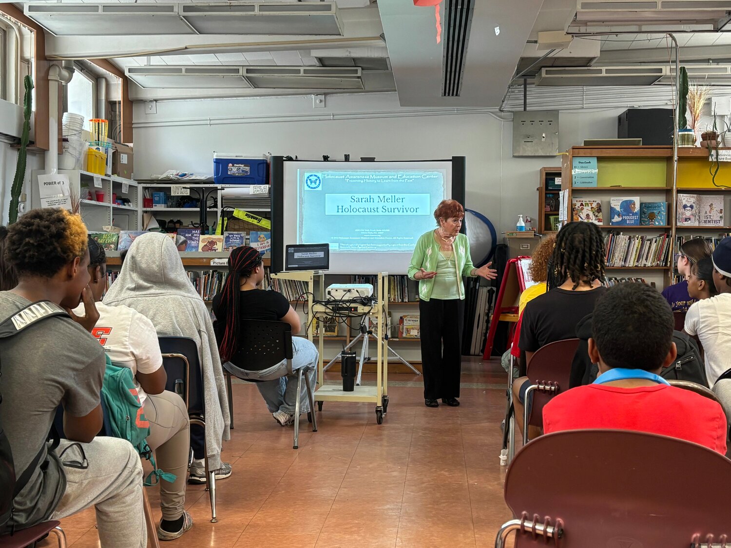 Holocaust survivor shares powerful story with middle-school students ...