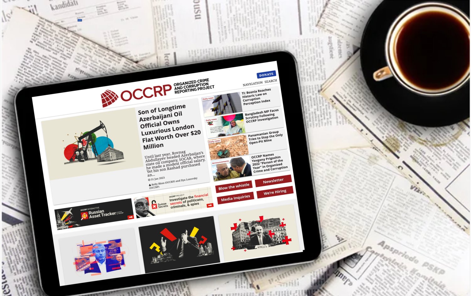 The OCCRP: Behind the scenes of global investigative projects | Editor ...