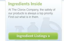 Clorox Comes Clean With Chemical Content on Web Site - Environment ...