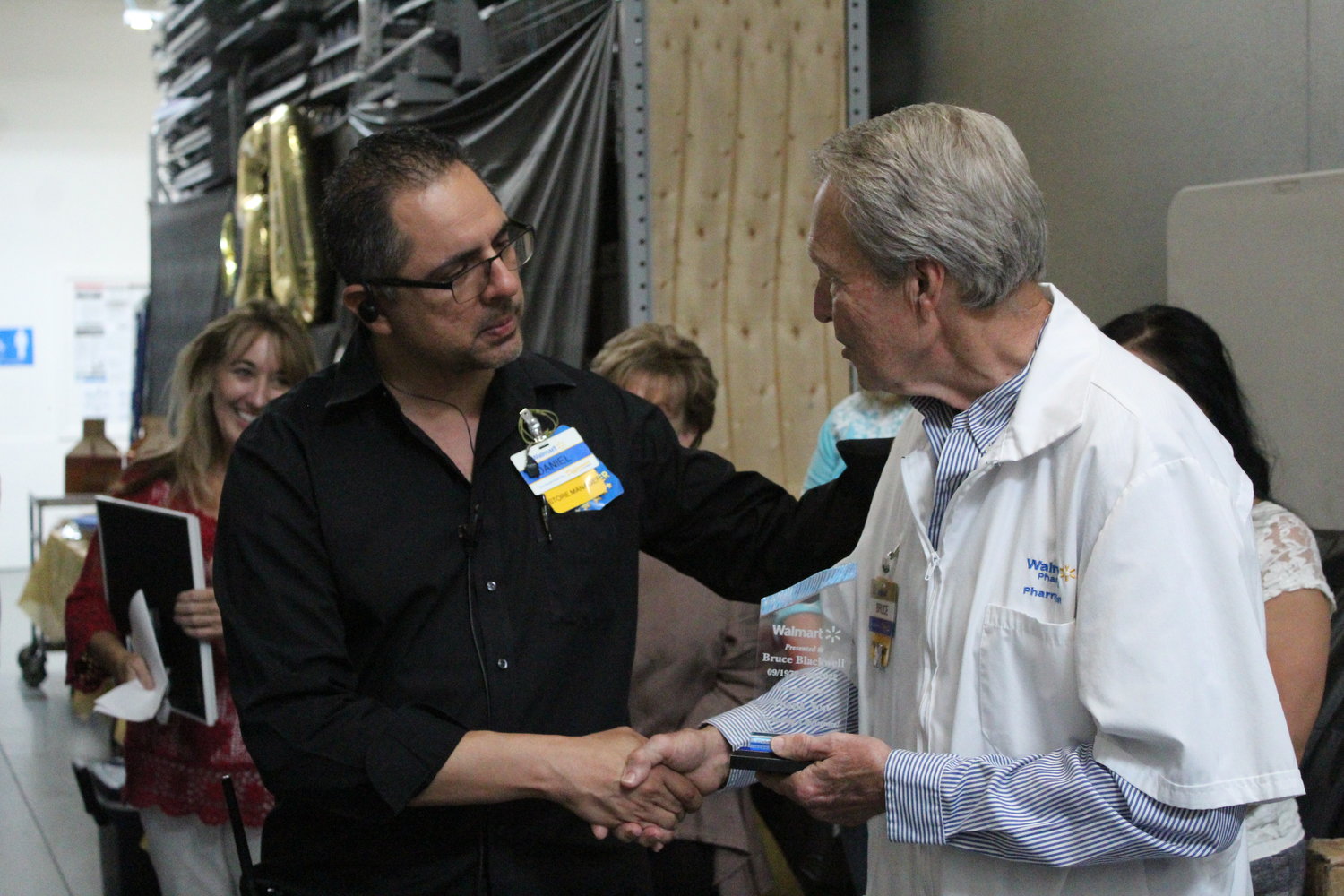 Pharmacist Bruce Blackwell celebrates 50 years with Gonzales Walmart ...