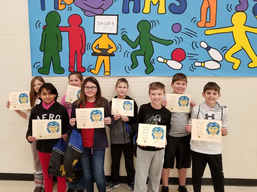 HARRISON MIDDLE SCHOOL STUDENTS OF THE MONTH - Harrison Daily
