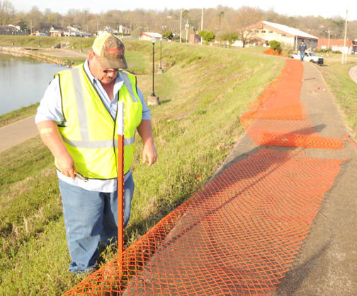 Taking Down Fence - Harrison Daily