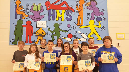 Harrison Middle School Students of the Month - Harrison Daily