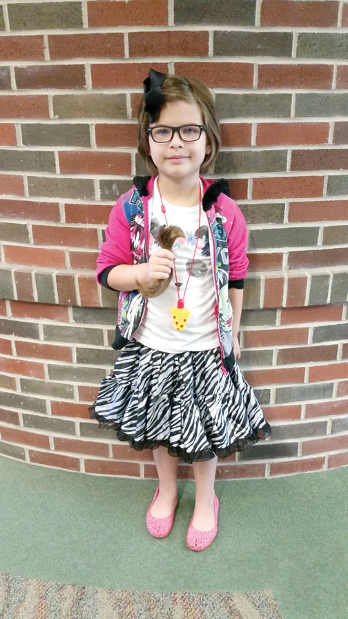 Engel donates hair locks to Beautiful Lengths - Harrison Daily