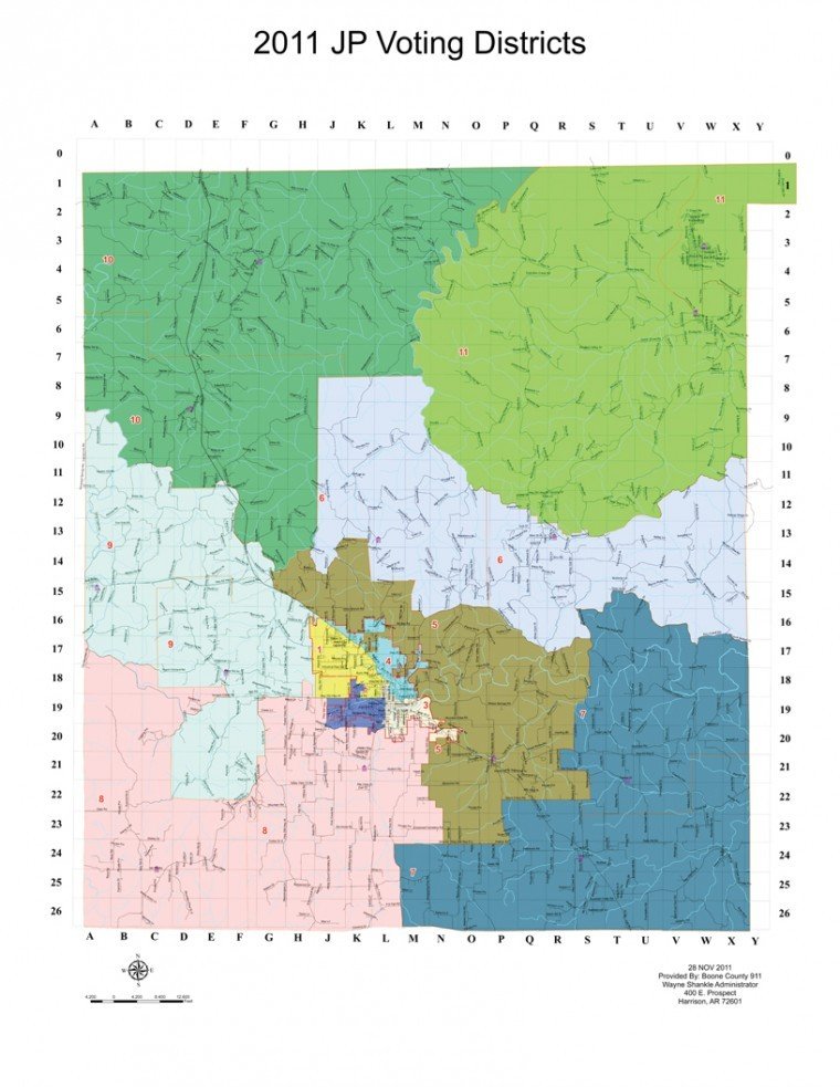 Description, population of JP districts explained - Harrison Daily