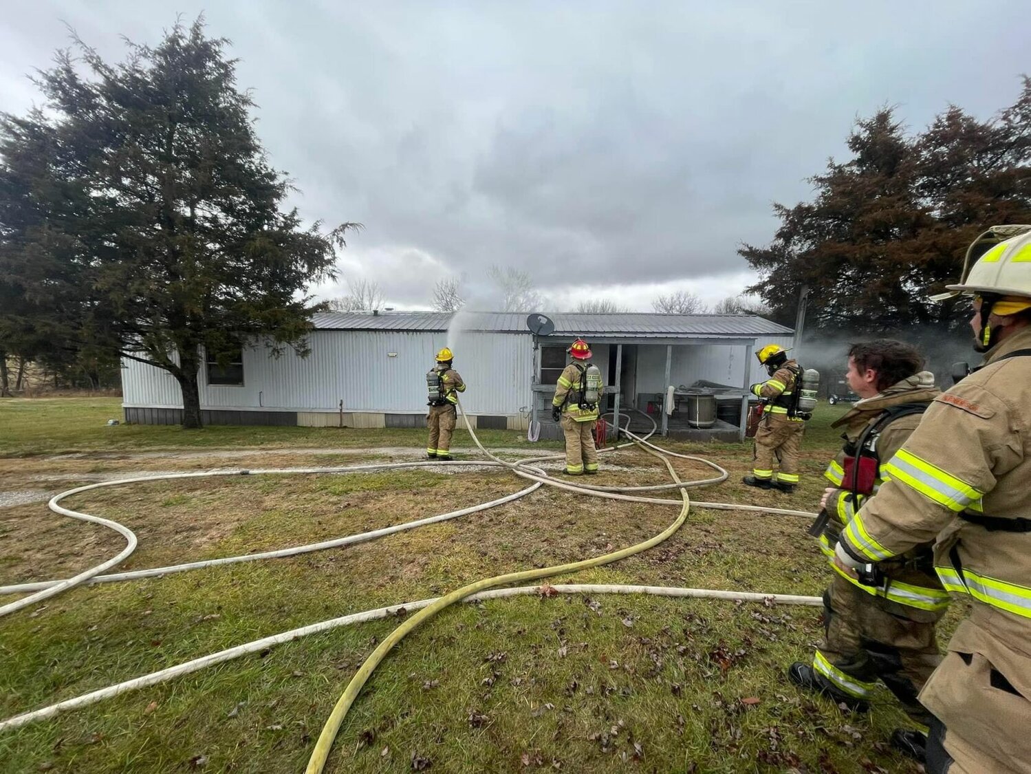 Structure fire in Everton - Harrison Daily