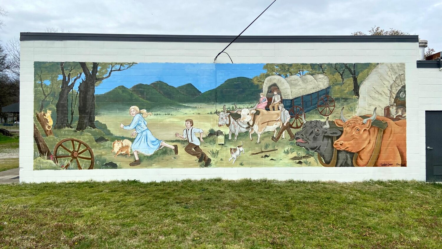 New mural finished on Central Ave. - Harrison Daily