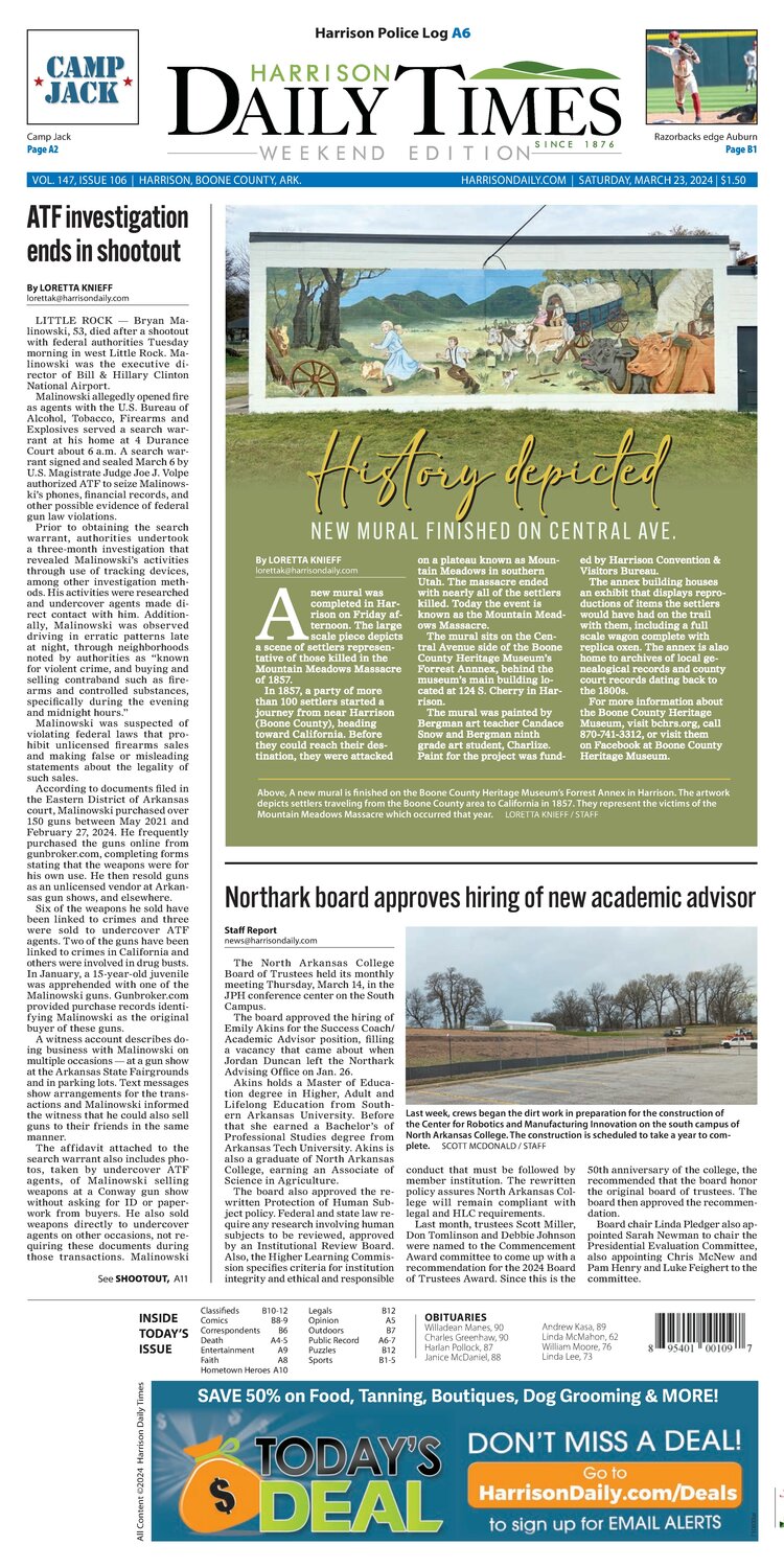 Saturday, March 23, 2024 - Harrison Daily