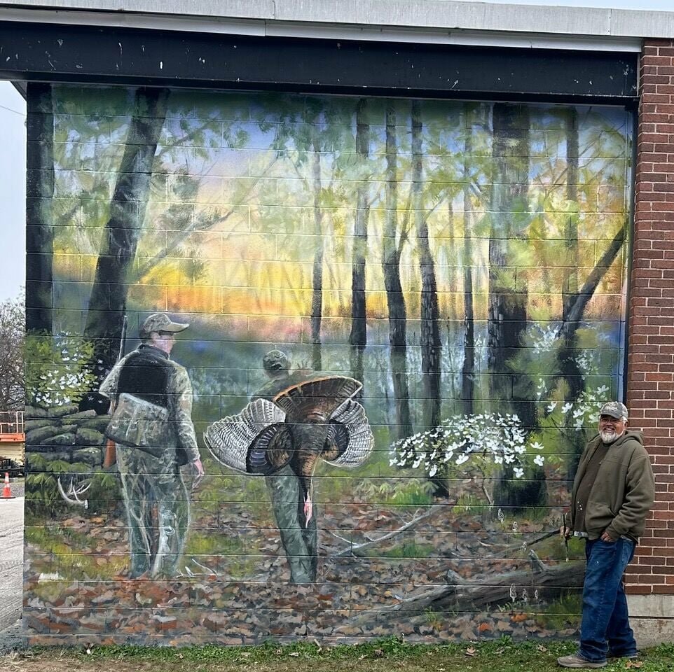 Yellville mural honors turkey heritage, conservation - Harrison Daily