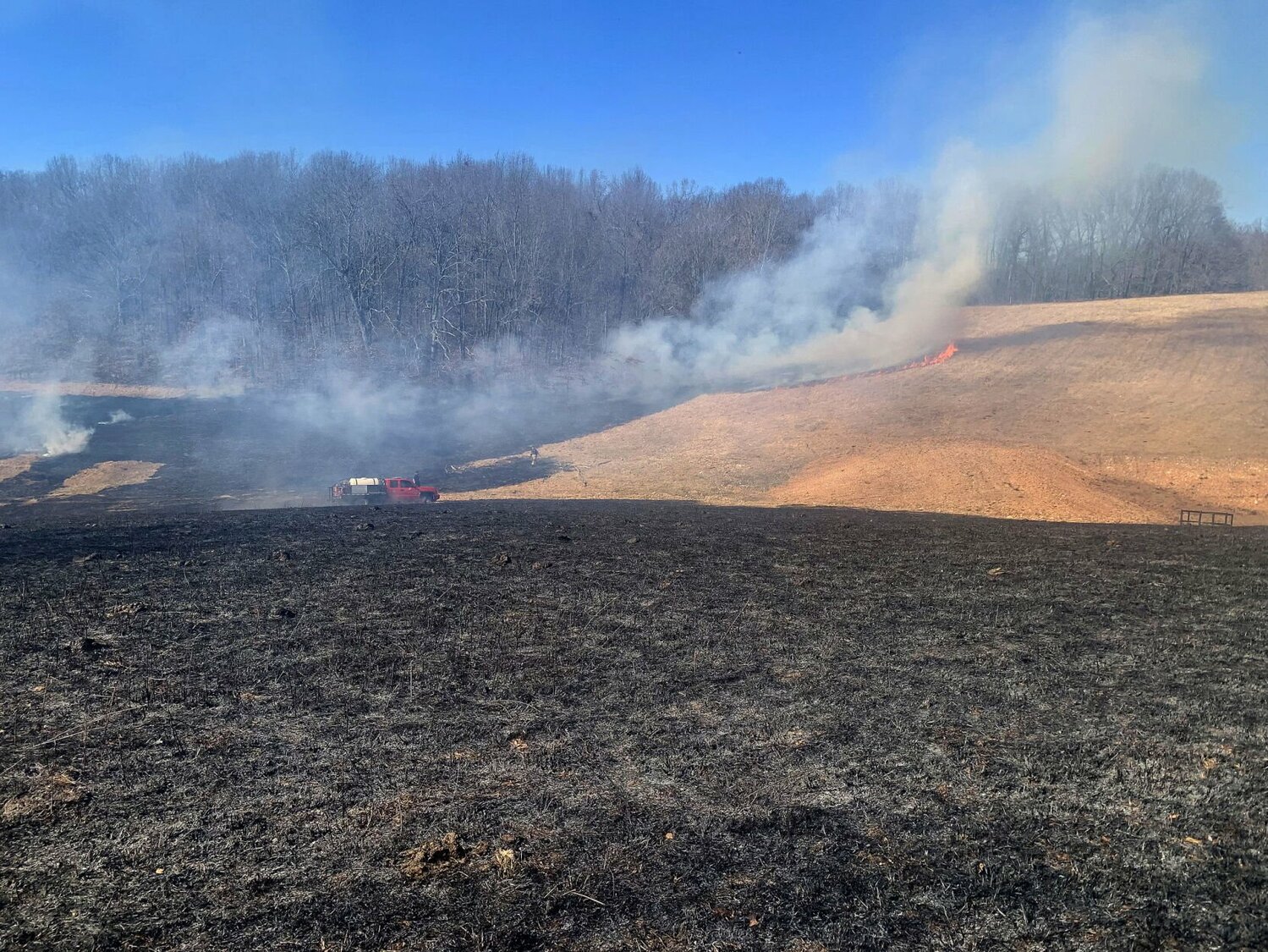 Field catches fire - Harrison Daily