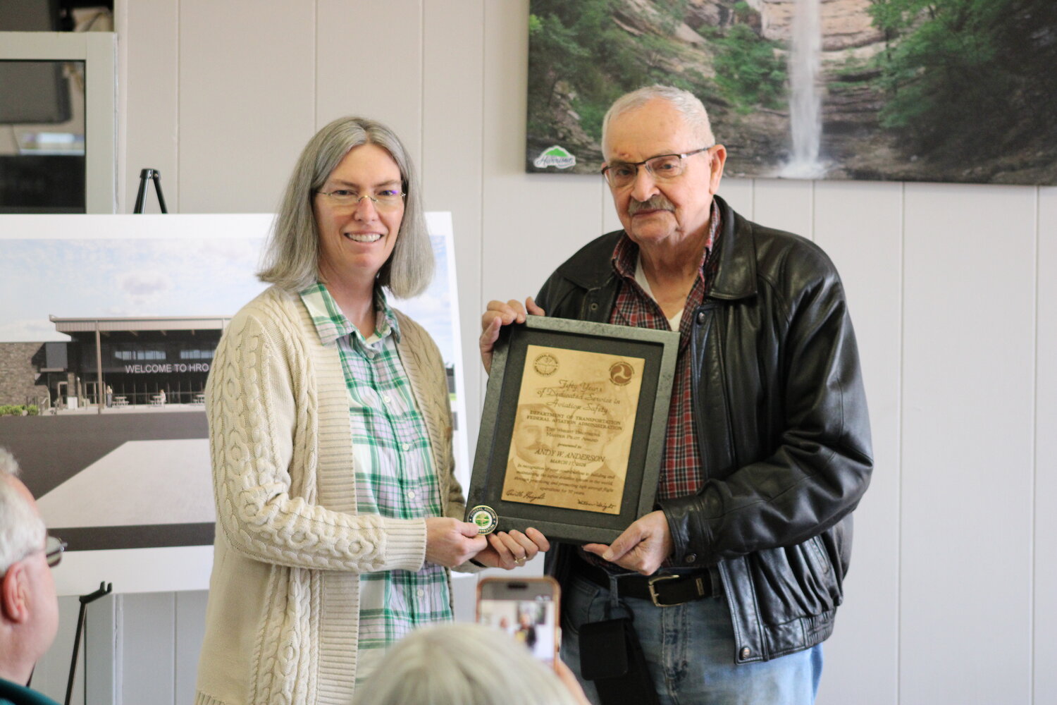 Airport board recognizes Anderson for 50 years of aviation safety ...