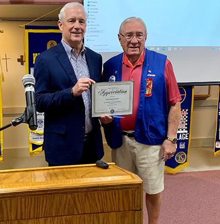 Brad Brookshire addresses Kiwanis of Greater HSV - Hot Springs Village ...