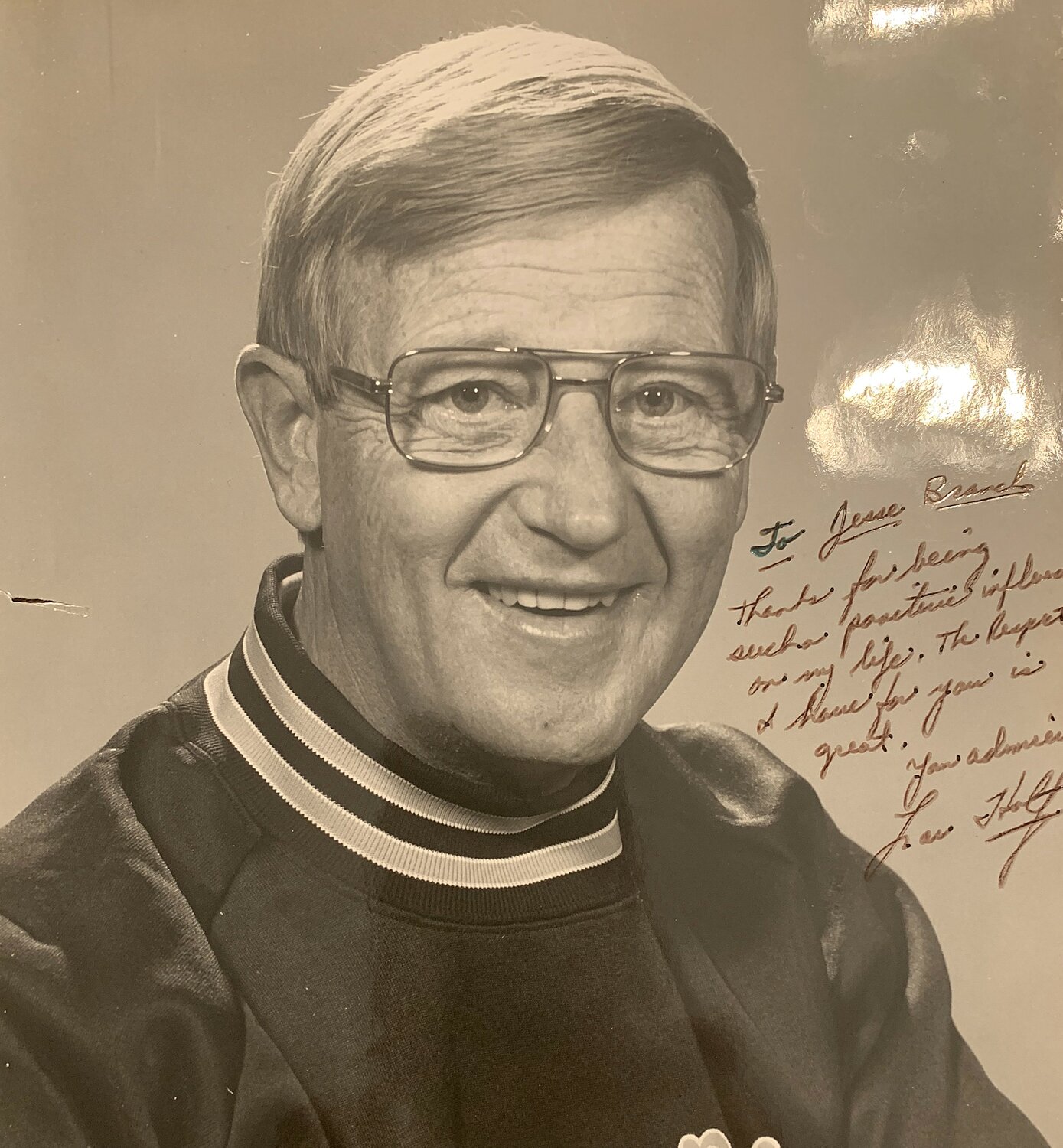 Jesse Branch remembers Lou Holtz - Hot Springs Village Voice