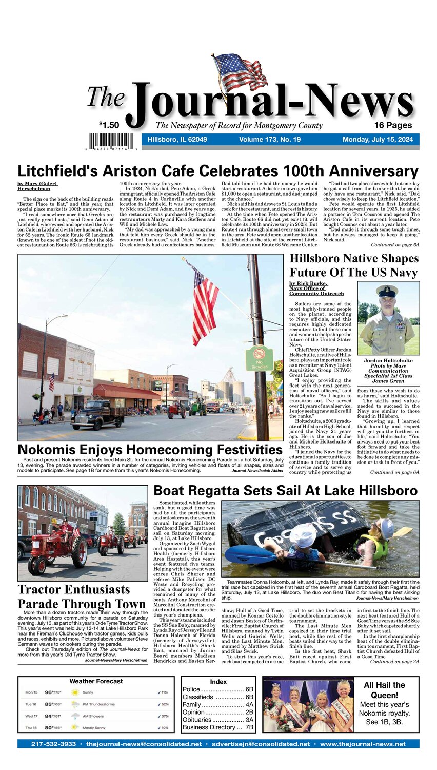 Monday, July 15, 2024 | The Journal-News