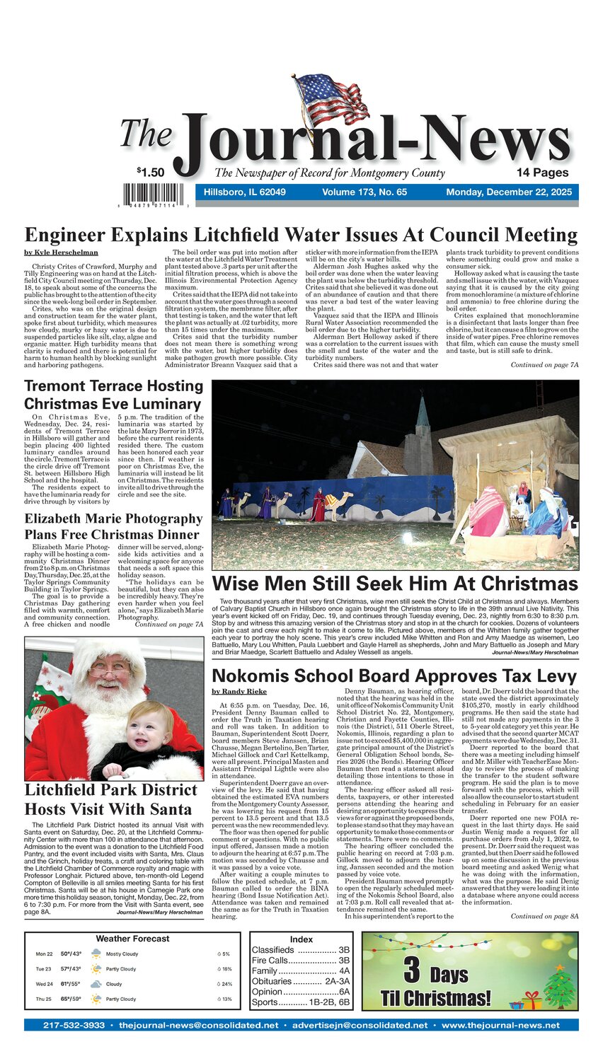 Monday, December 22, 2025 | The Journal-News