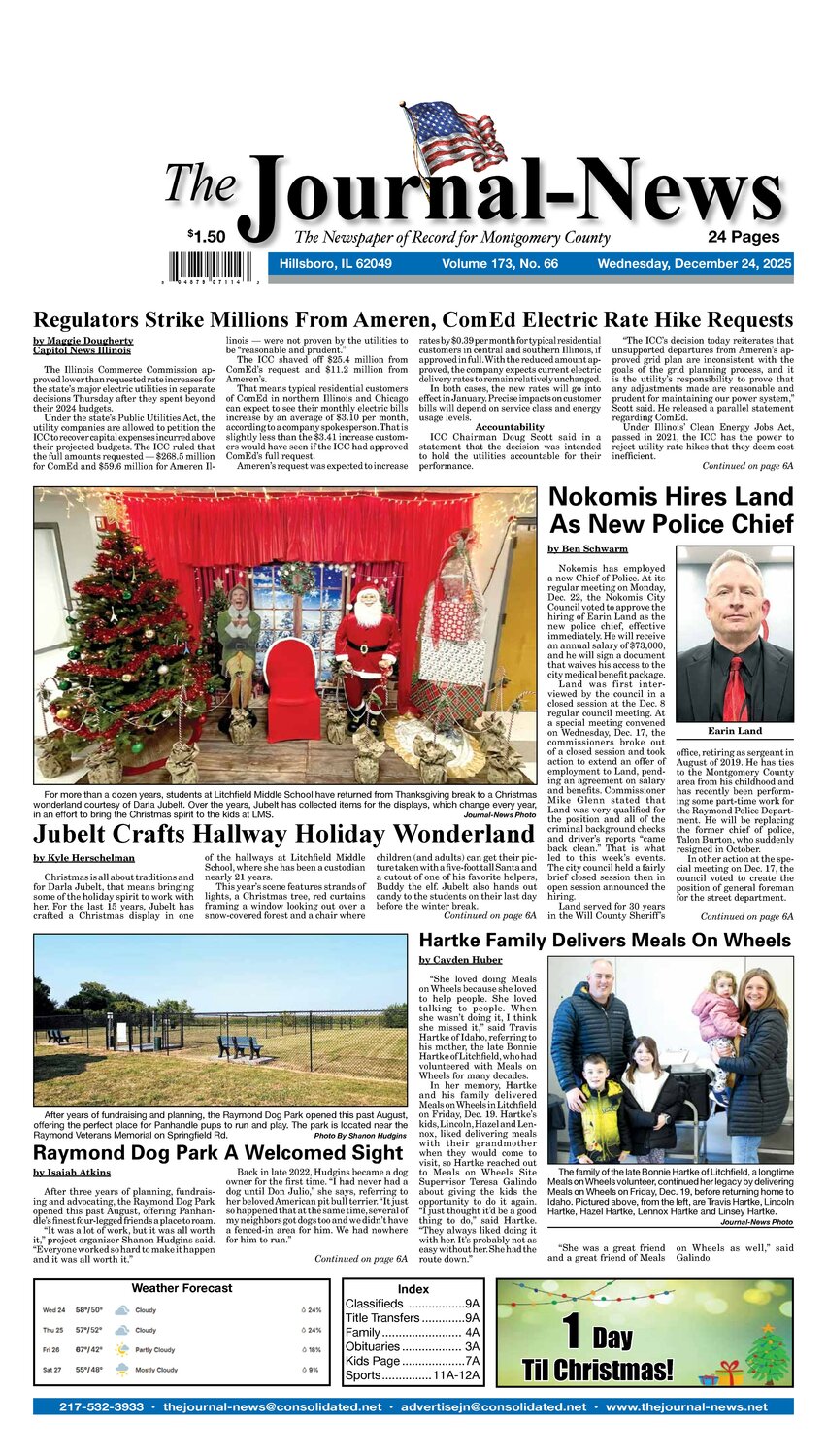 Wednesday, December 24, 2025 | The Journal-News