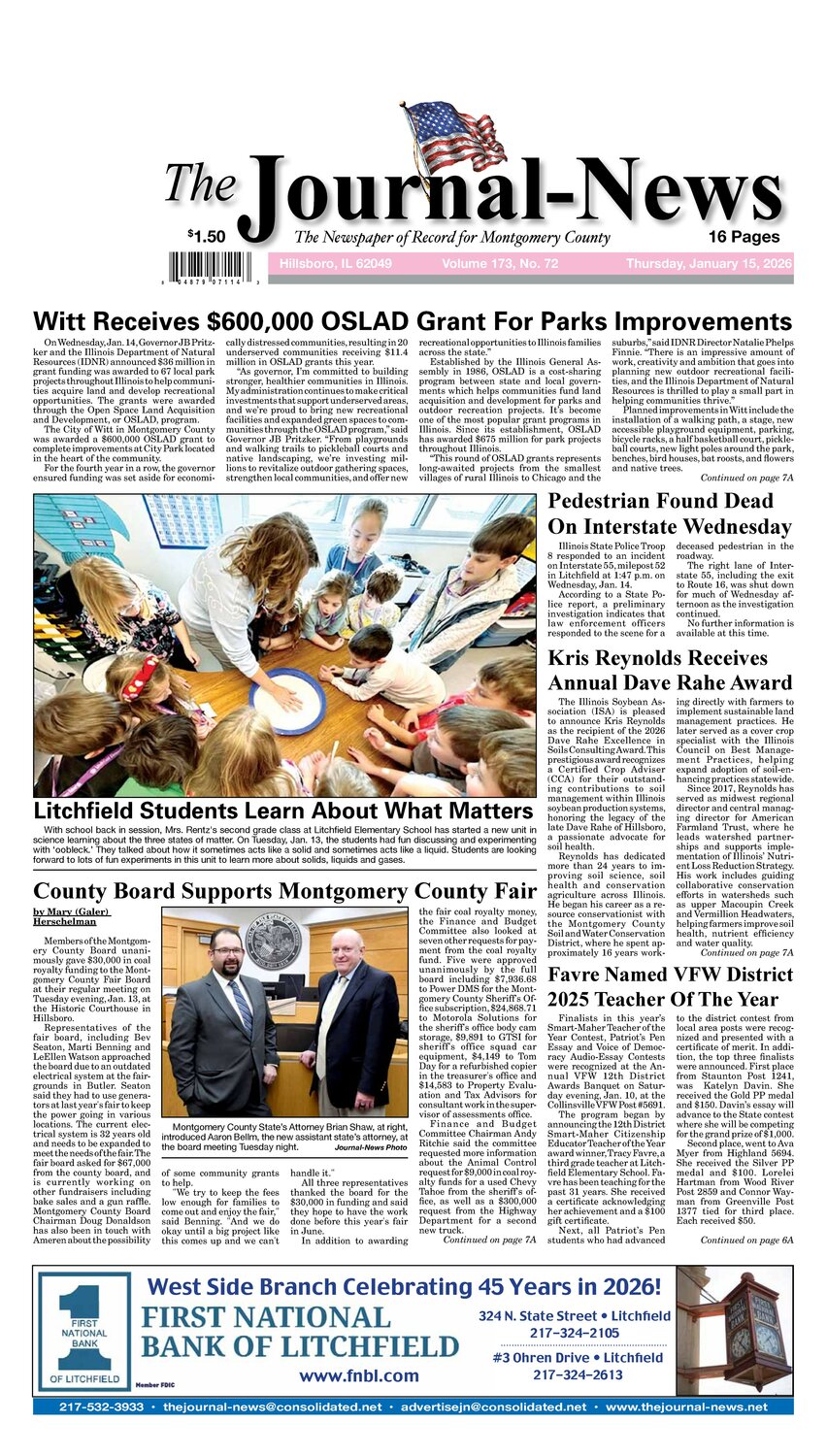 Thursday, January 15, 2026 | The Journal-News