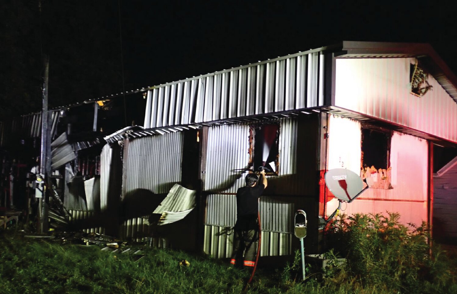 Litchfield Firefighters Combat Mobile Home Fire | The Journal-News