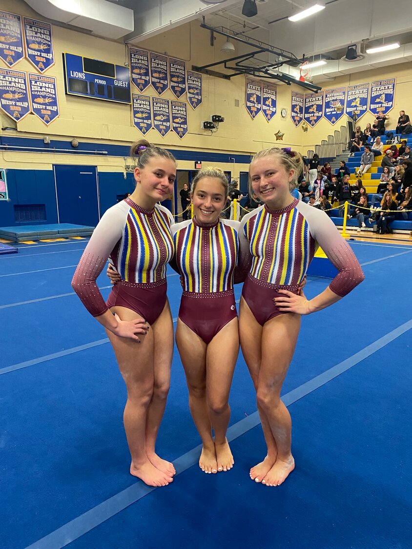 Three Islip gymnasts compete at individual county championships ...