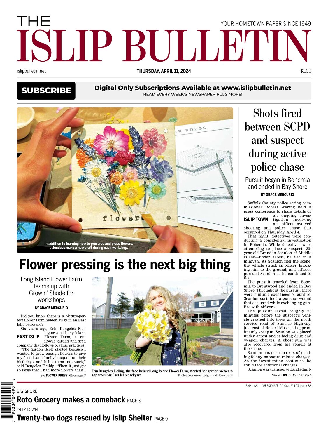 The Islip Bulletin - April 11, 2024 | Trihamlet News