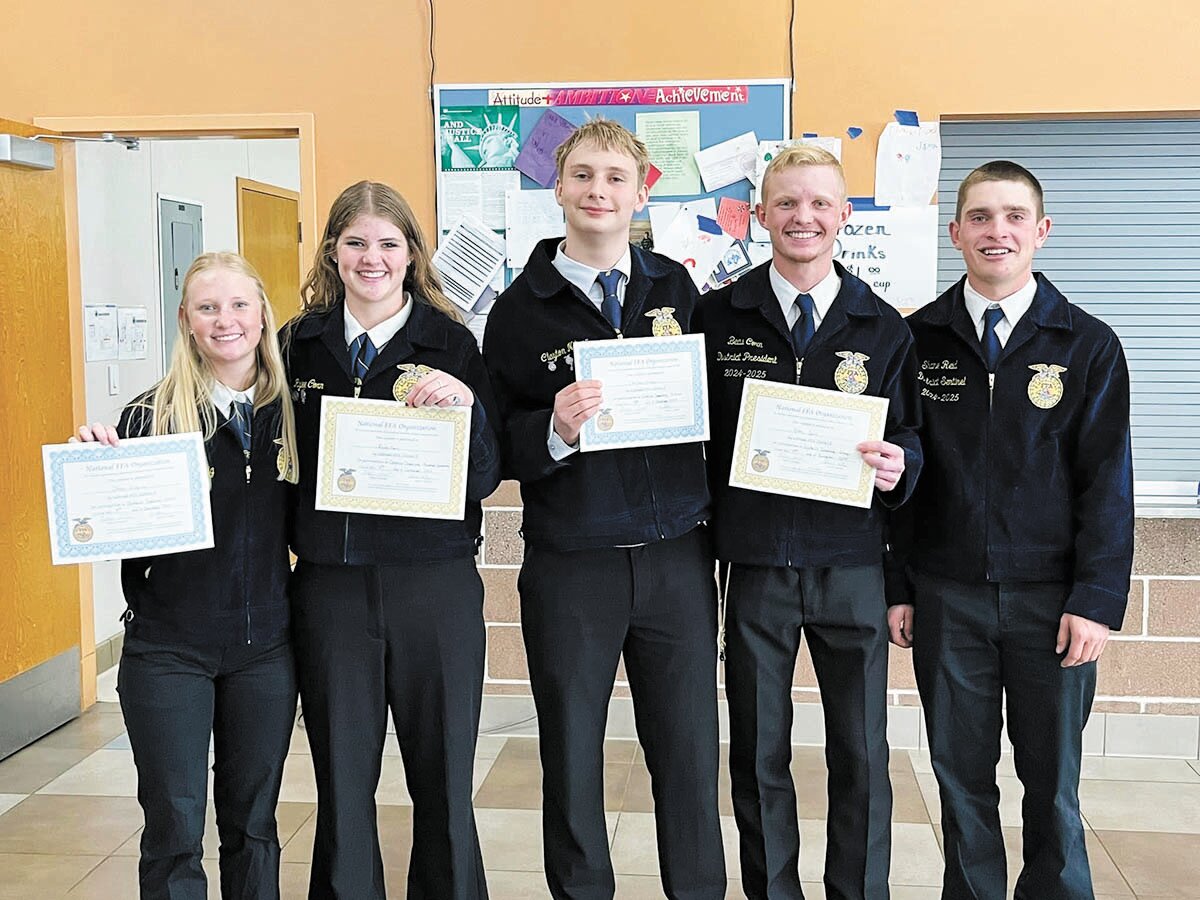 Local FFA members compete at District X Speaking contest - The Leader