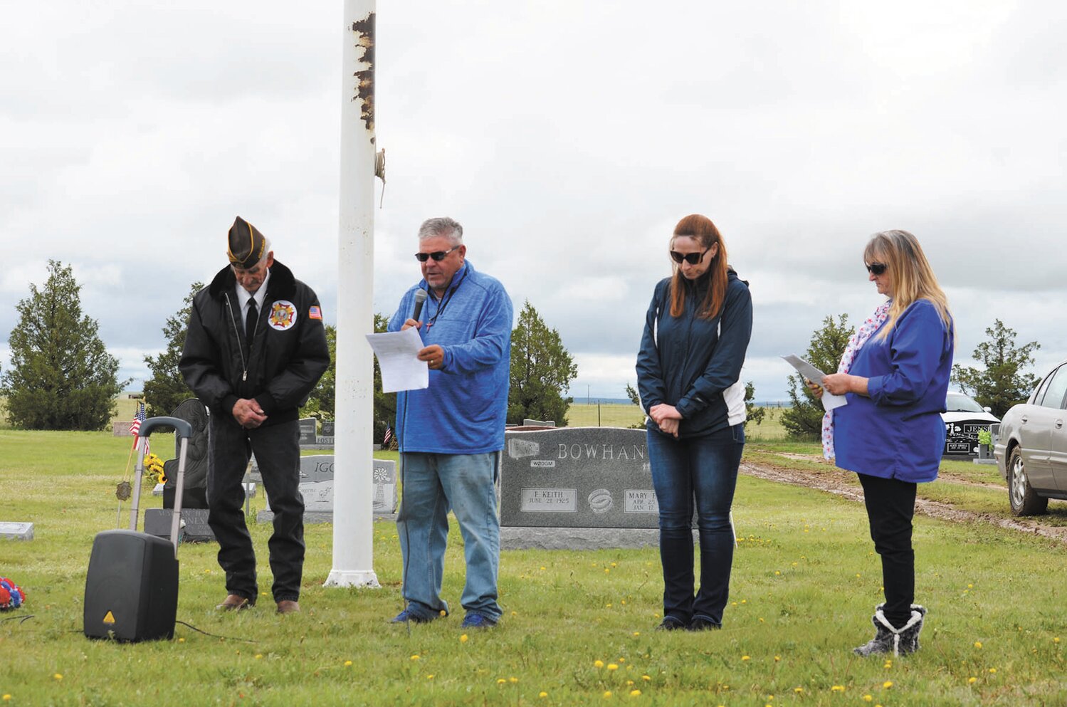 Hugo honored fallen solider with new headstone - The Leader
