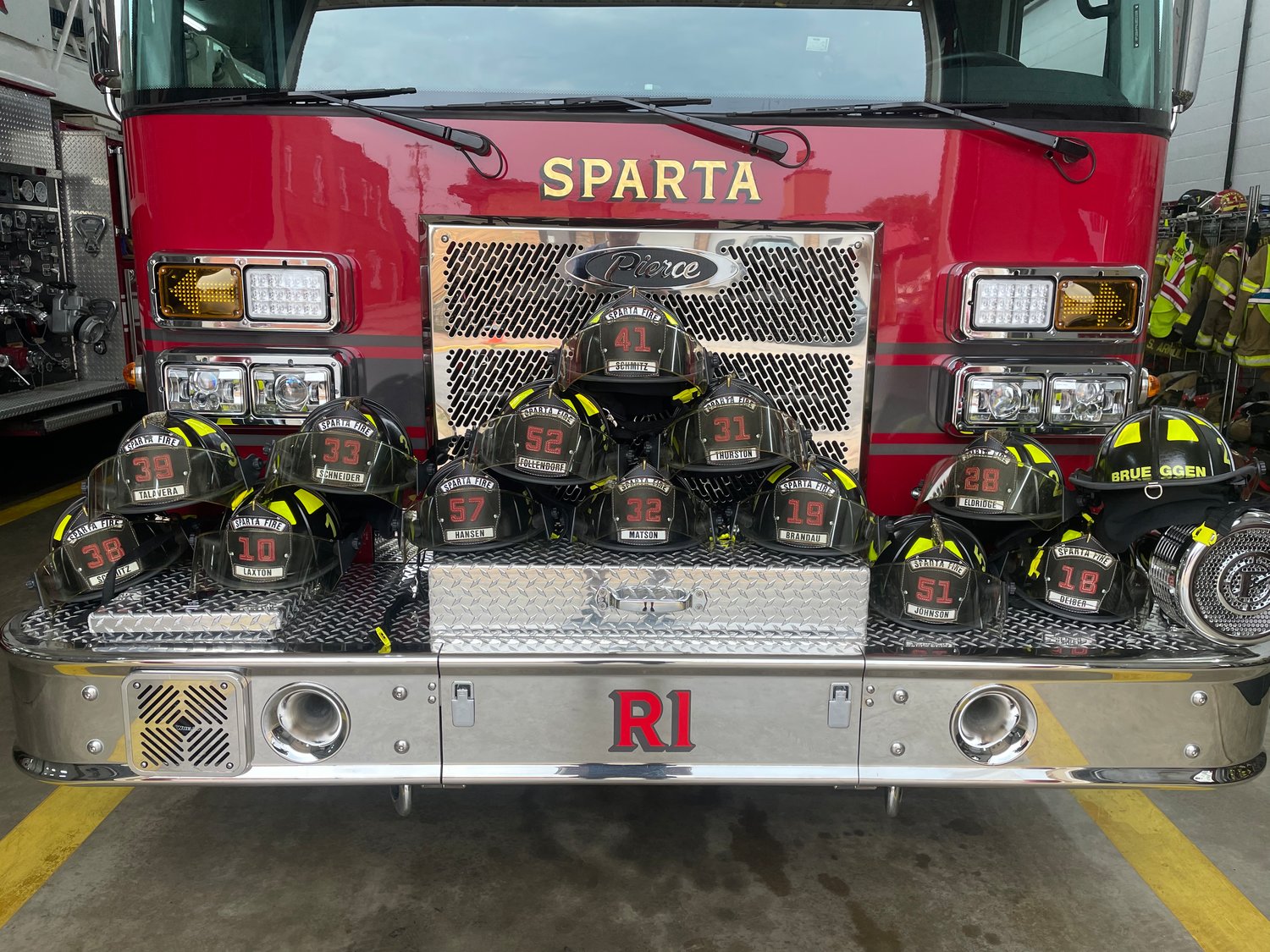 Sparta fire department will be sporting some new gear and new wheels ...