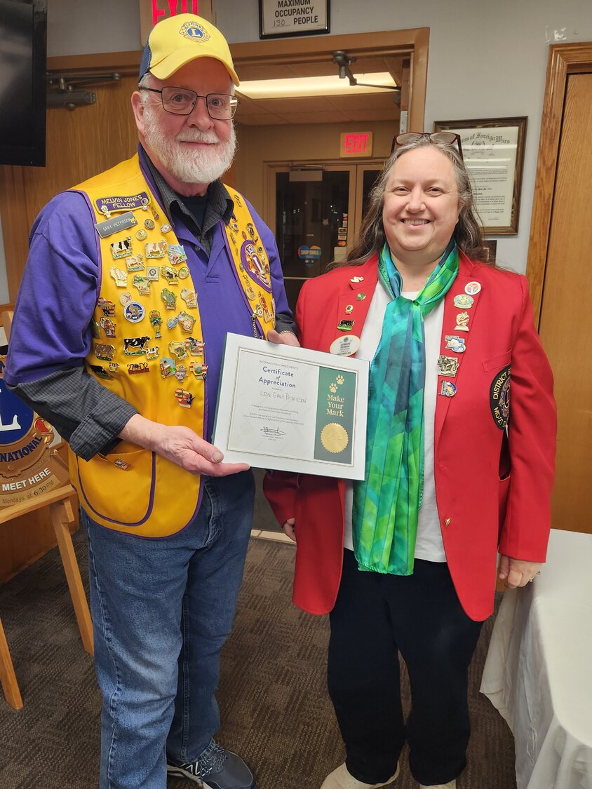 Sparta Lions annual Awards Dinner - Monroe County Herald
