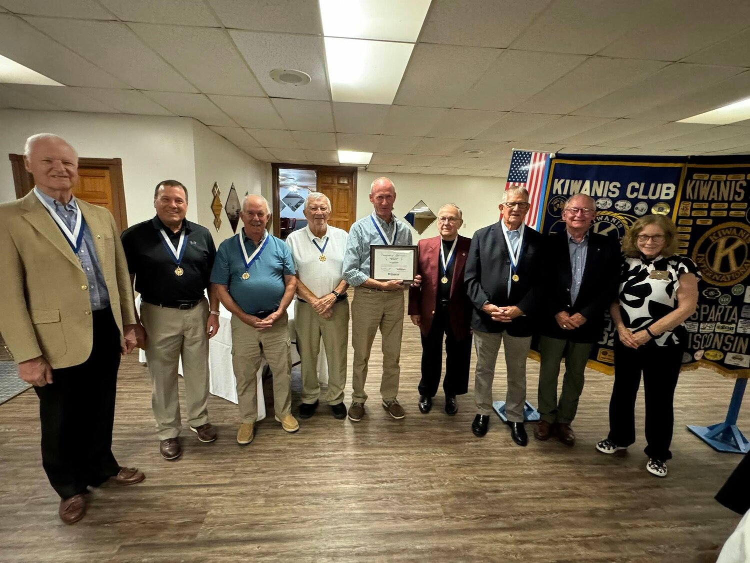 Kiwanis Club of Sparta hosts 2025 Recognition Award & Installation of ...