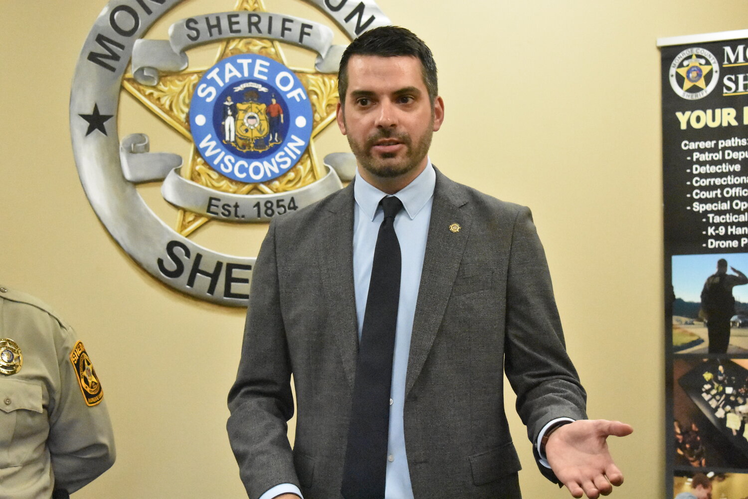 Fond du Lac County DA Eric Toney stops in Sparta, announces bid for ...