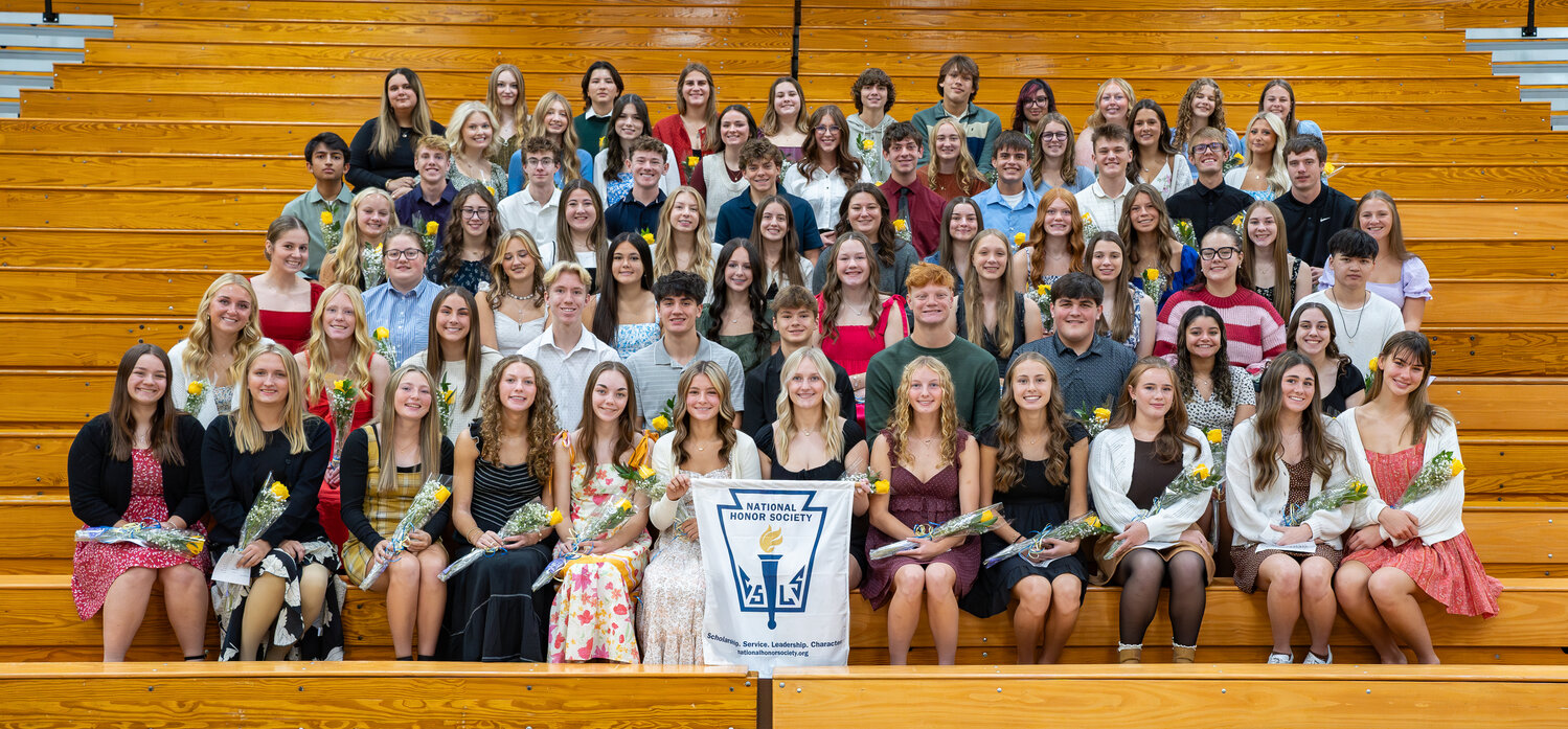 Tomah High School inducts 73 students in 2025 NHS induction ceremony ...
