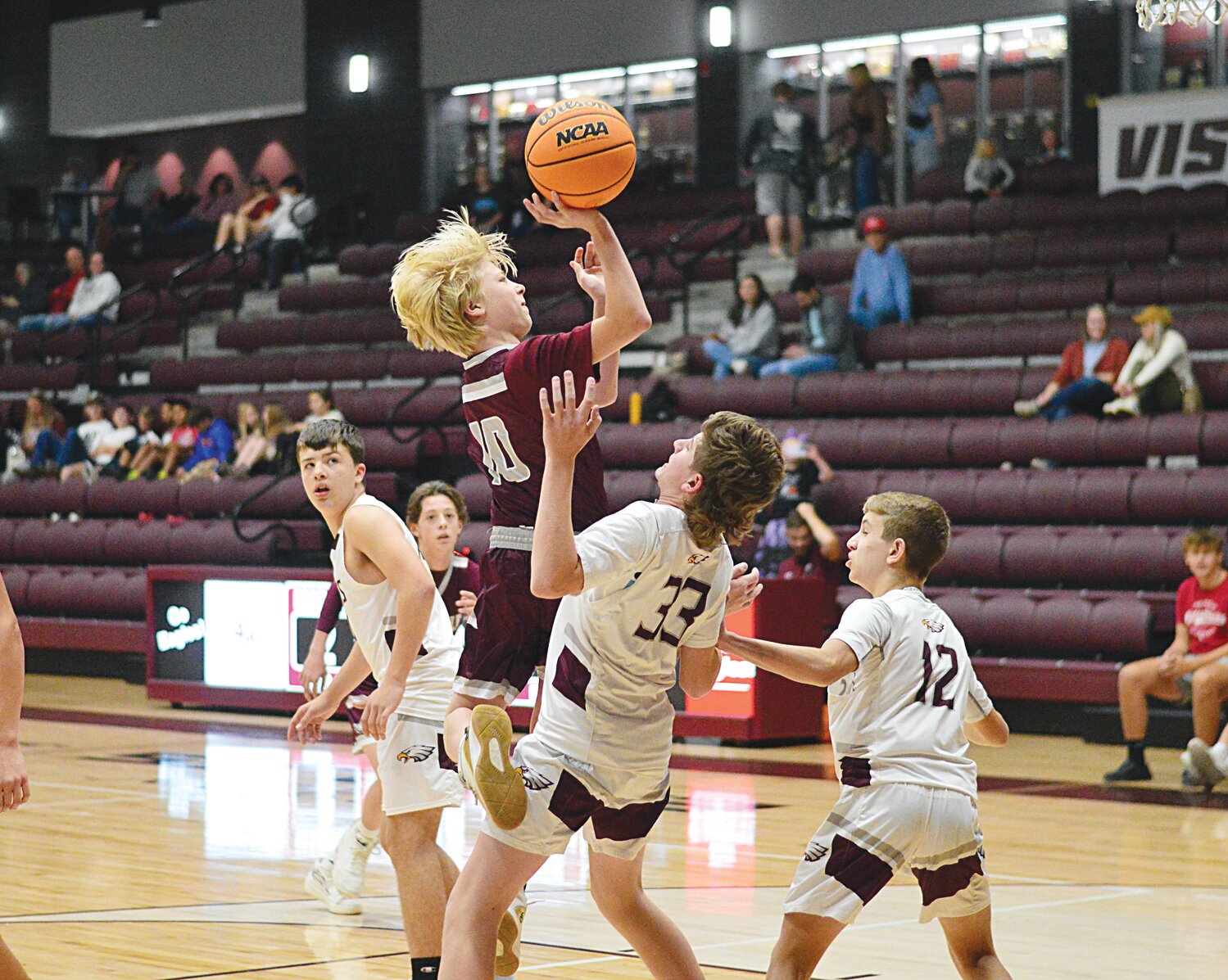 Maroon and White games let Eagle basketball players test their skills ...