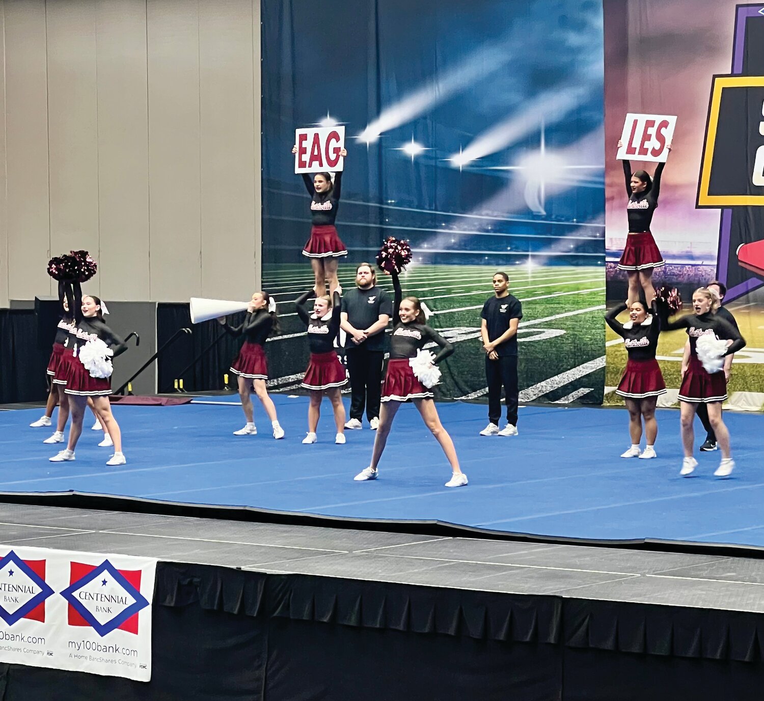 Huntsville High School Eagles cheerleaders place sixth at state ...