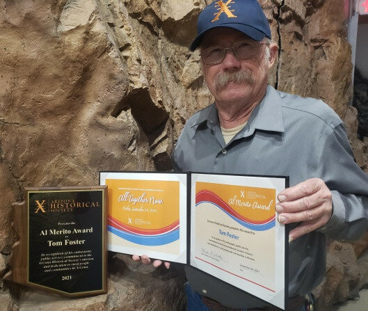 Foster awarded Al Merito Award - Arizona Silver Belt