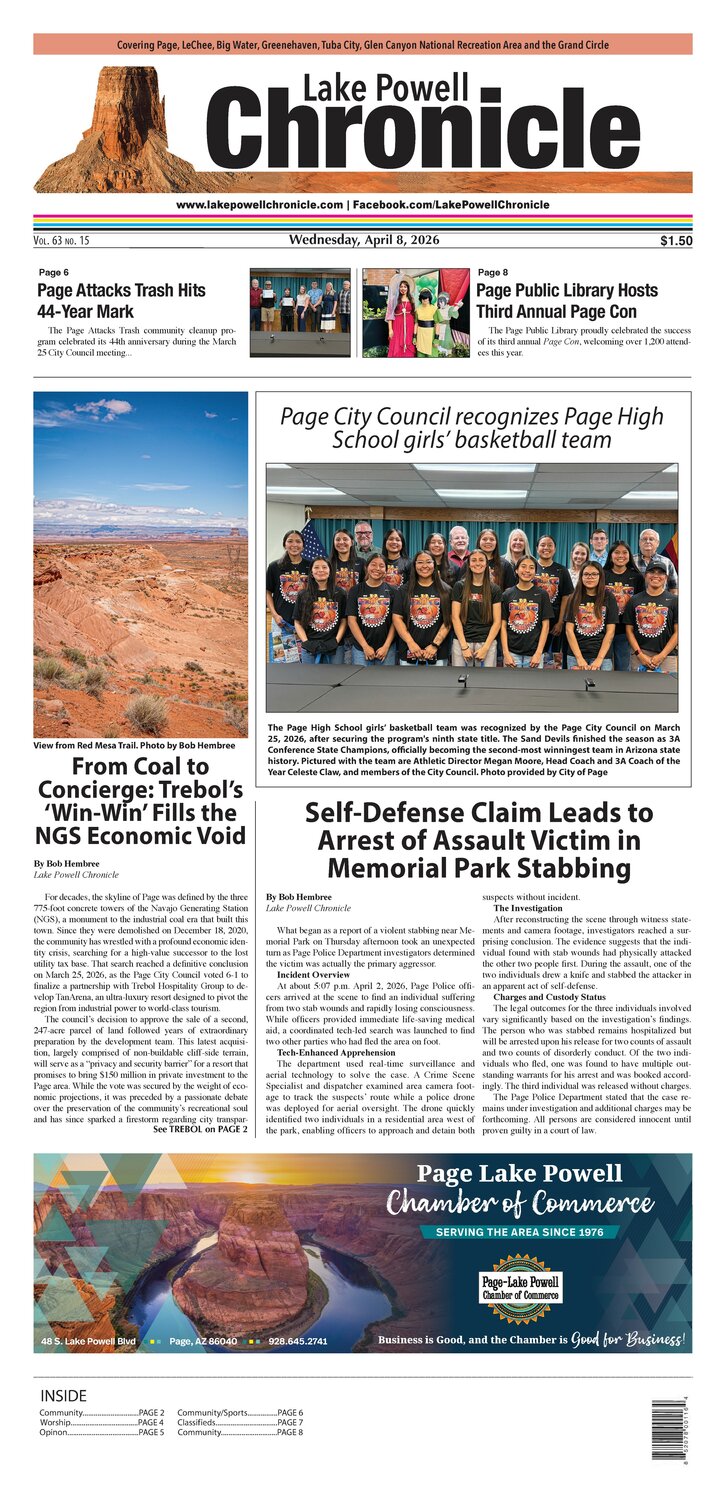 Lake Powell Chronicle, April 8, 2026 - Lake Powell Chronicle