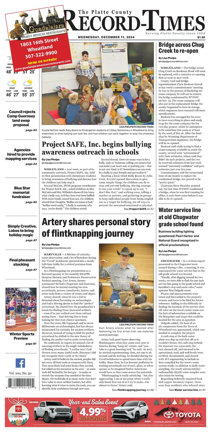 Platte County Record Times - Wednesday, December 11, 2024 - Platte ...