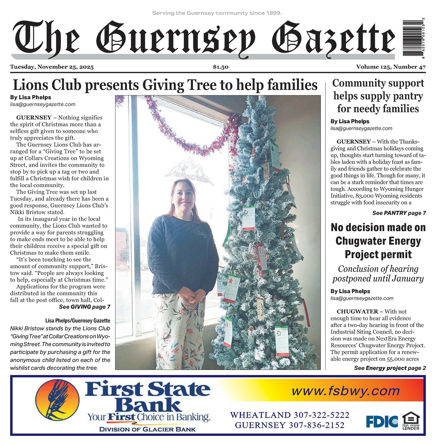 Guernsey Gazette - Tuesday, November 25, 2025 - Guernsey Gazette