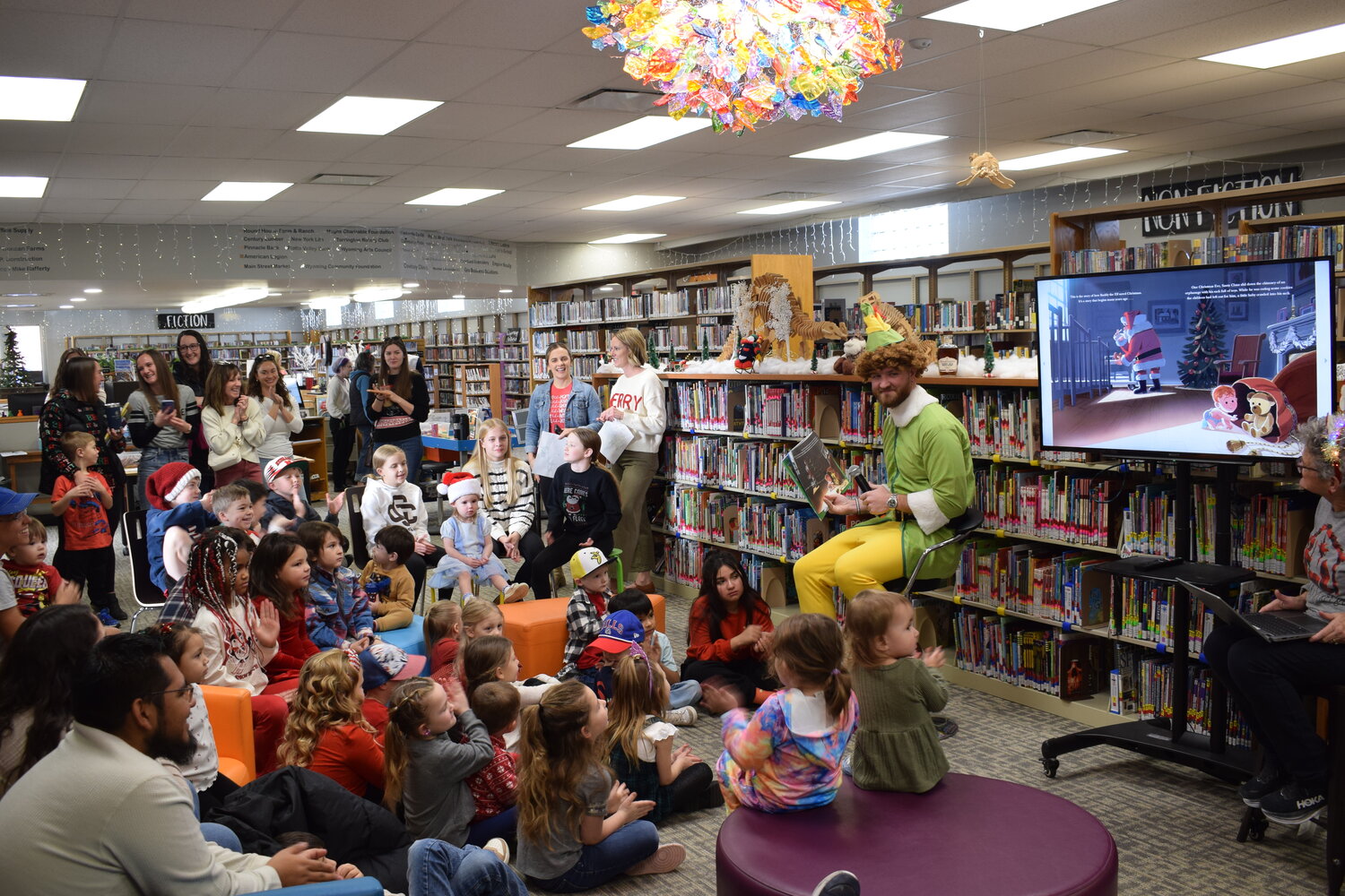 Goshen County Library hosts story time with Buddy the Elf - Torrington ...