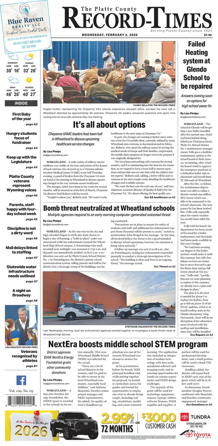 Platte County Record Times - Wednesday, February 4, 2026 - Platte ...