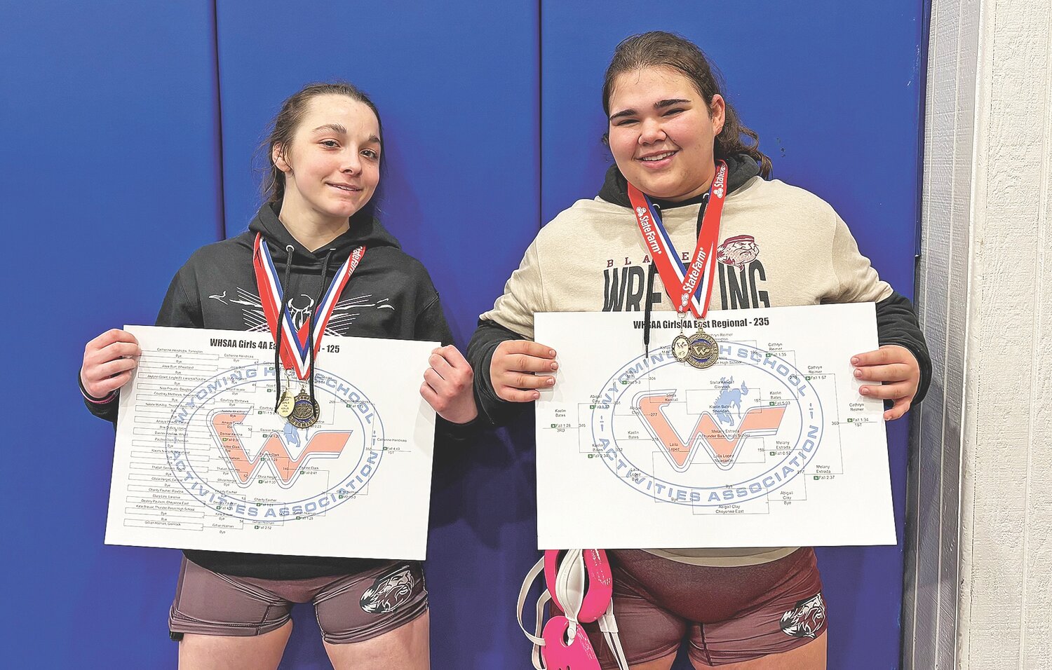 Lady Blazer duo snag 4A titles - Torrington Telegram