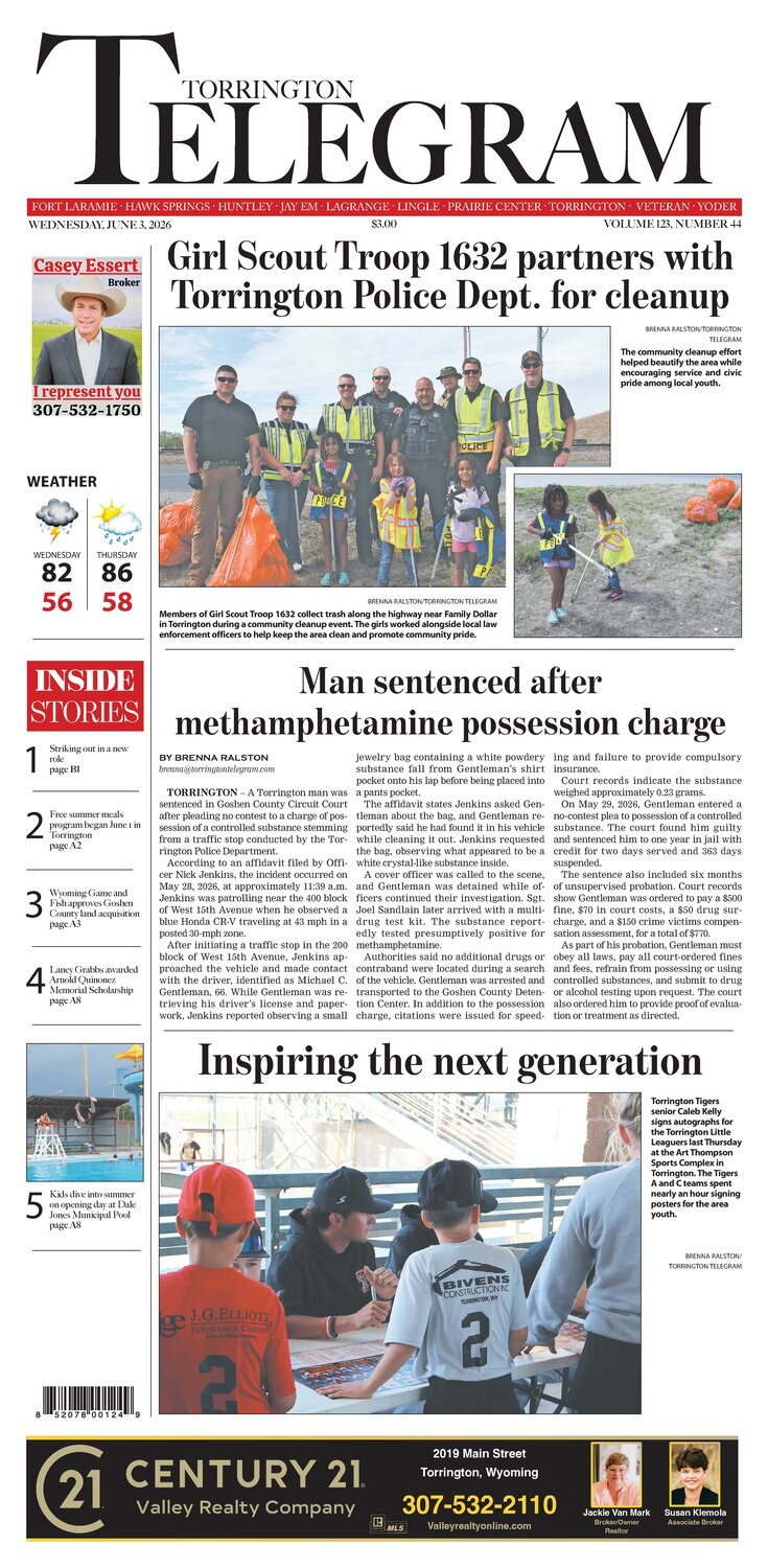 Torrington Telegram - Wednesday, June 3, 2026 - Torrington Telegram