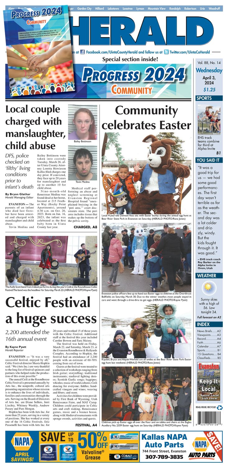 Uinta County Herald Wednesday, April 03, 2024 - Uinta County Herald
