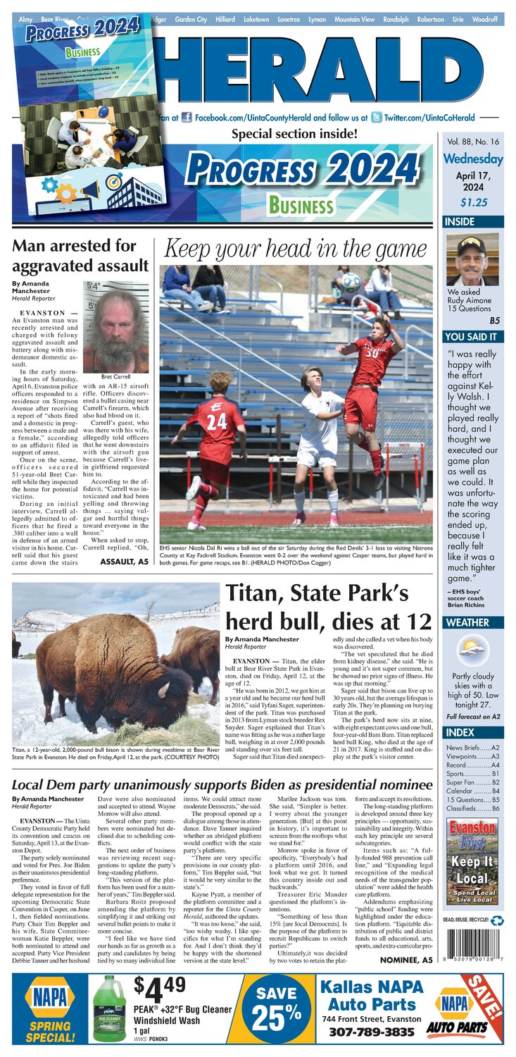 E-Editions - Uinta County Herald